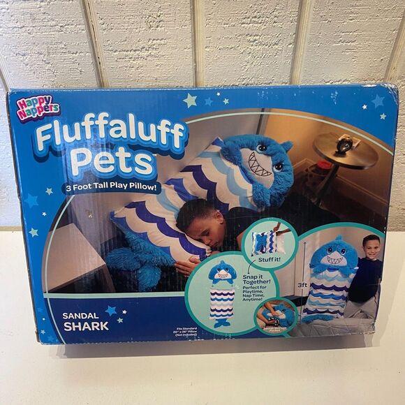 Paul & Shark | Bedding | Happy Nappers Blue Sandal Shark Fluffaluff ...